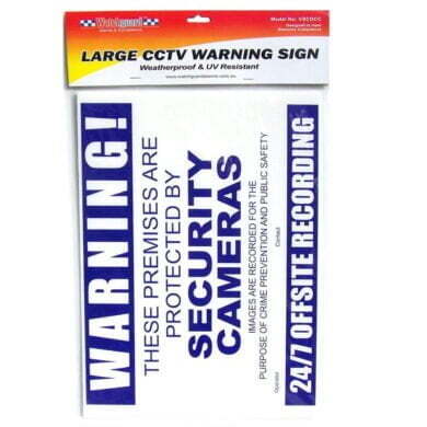 CCTV Warning Sign Corflute A3 Size - VSCDCC - AO Security