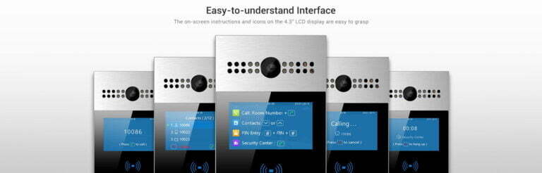 Akuvox R28A Smart SIP Video intercom, with keypad, card reader