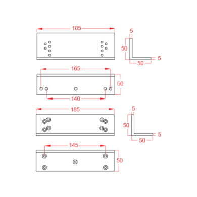 Aluminium Z Angle Bracket