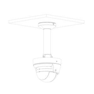 Ceiling Mount Camera Bracket (Silver)